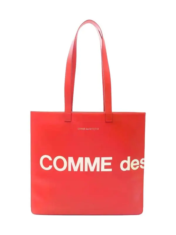 Comme Des Garçons Logo-print Tote Bag - Red