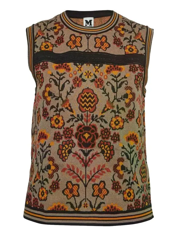 Missoni Floral-jacquard Top - Neutrals