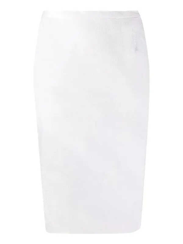 Dolce & Gabbana 2000s Knee-length Pencil Skirt - White
