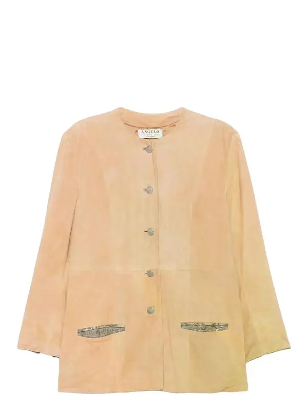 A.N.G.E.L.O. VINTAGE CULT 1990s Suede Jacket - Neutrals