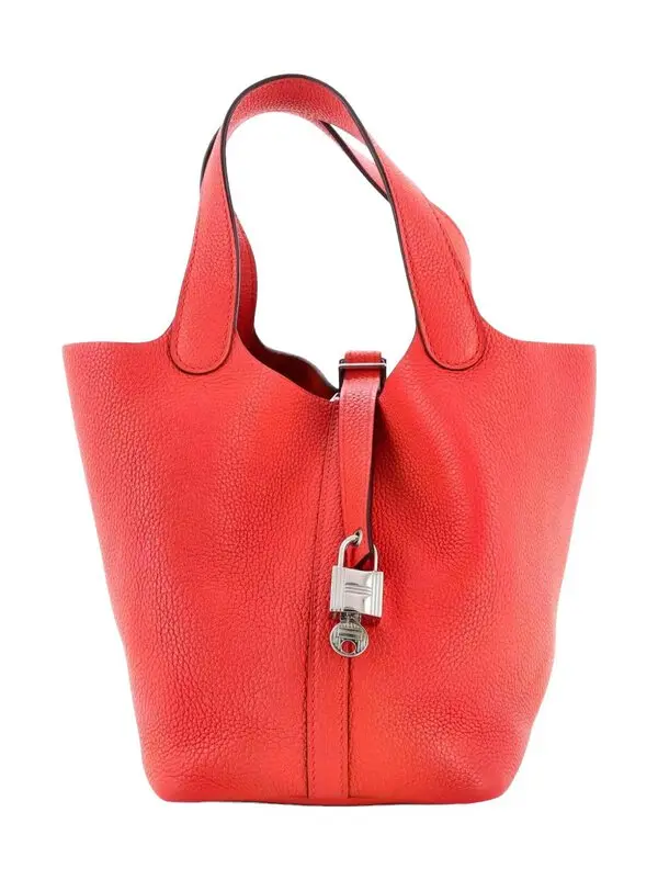 Hermès Picotin Lock Pm Bucket Bag - Red
