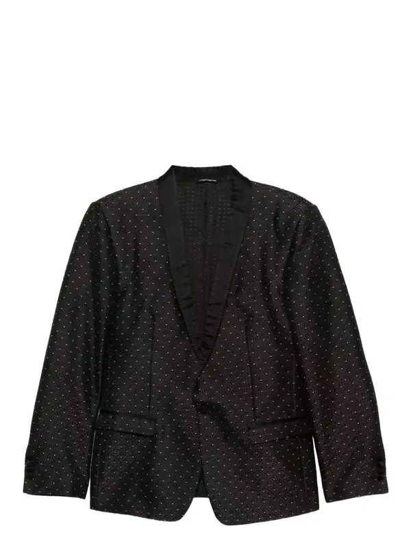 Dolce & Gabbana 2000s Polka-dot Suit - Black