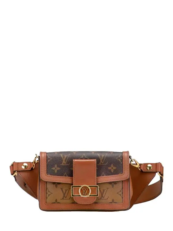 LOUIS VUITTON 2019 Monogram Reverse Dauphine Bumbag - Brown