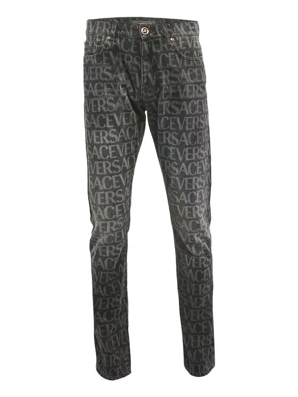 Versace Straight-leg Jeans - Grey