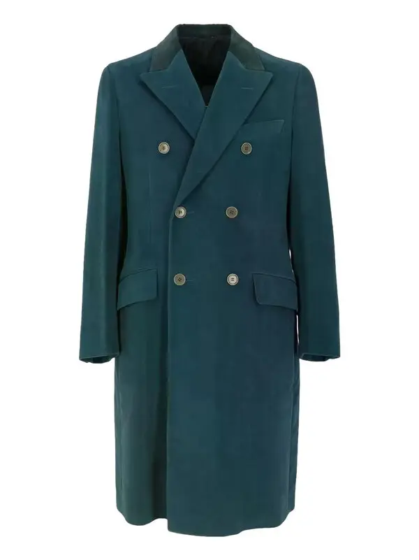 ROMEO GIGLI 1990s Double-breasted Coat - Green