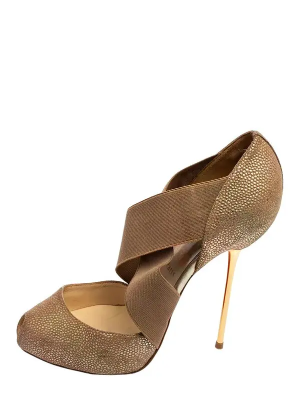 CHRISTIAN LOUBOUTIN 140mm Dorcet Heeled Pumps - Neutrals