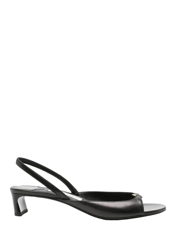 JIMMY CHOO Lev Slingback Sandals - Black