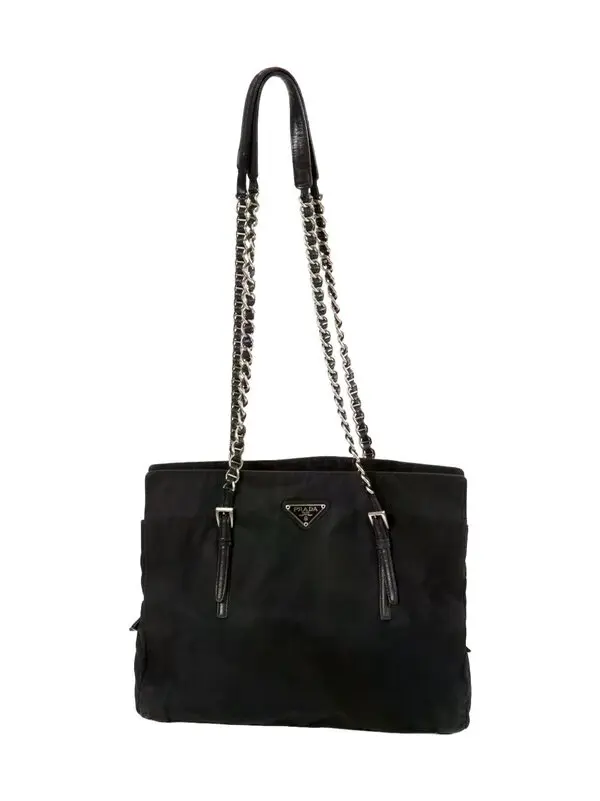 Prada 2000s Tessuto Tote Bag - Black