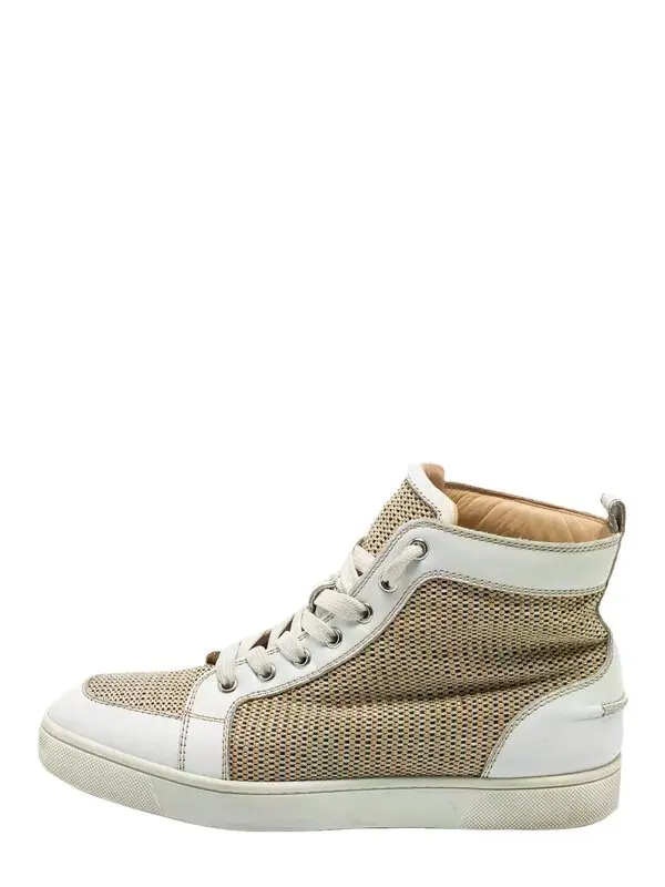 CHRISTIAN LOUBOUTIN Rantus Orlato High-top Sneakers - Neutrals