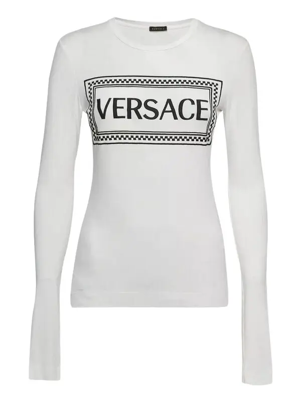 Versace Logo-print T-shirt - White