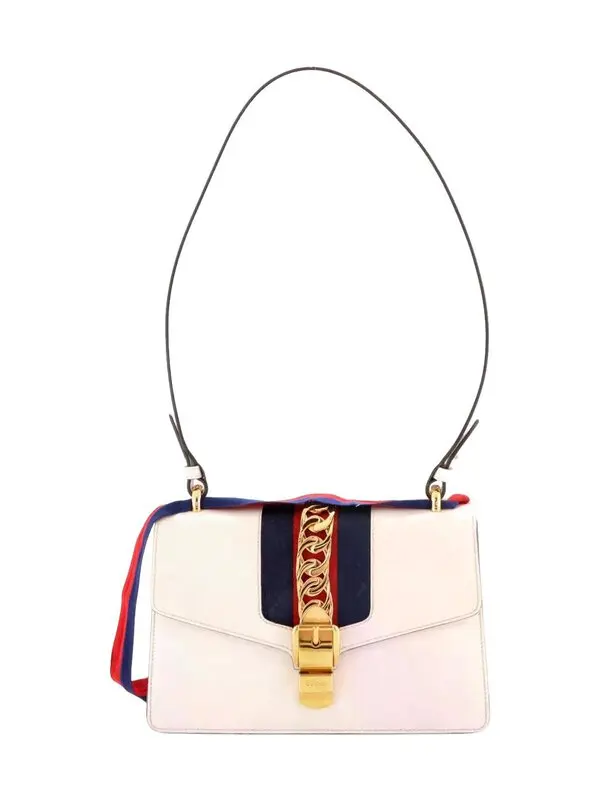Gucci Sylvie Small Shoulder Bag - Neutrals
