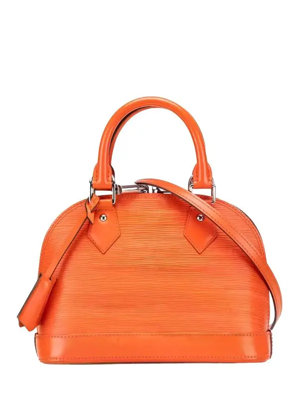 LOUIS VUITTON Epi Alma Bb Satchel - Orange