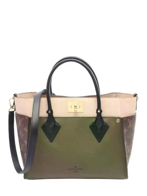 LOUIS VUITTON On My Side Mm Monogram Tote Bag - Green