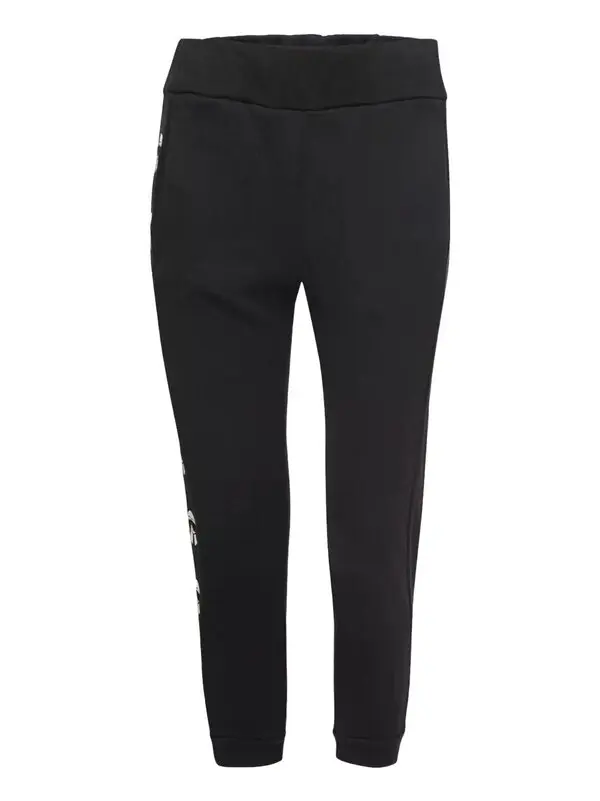 Fendi Embroidered Cotton Jeans - Black