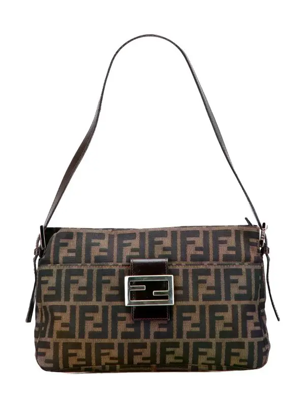 Fendi 20th Century Zucca Canvas Shoulder Bag - Brown