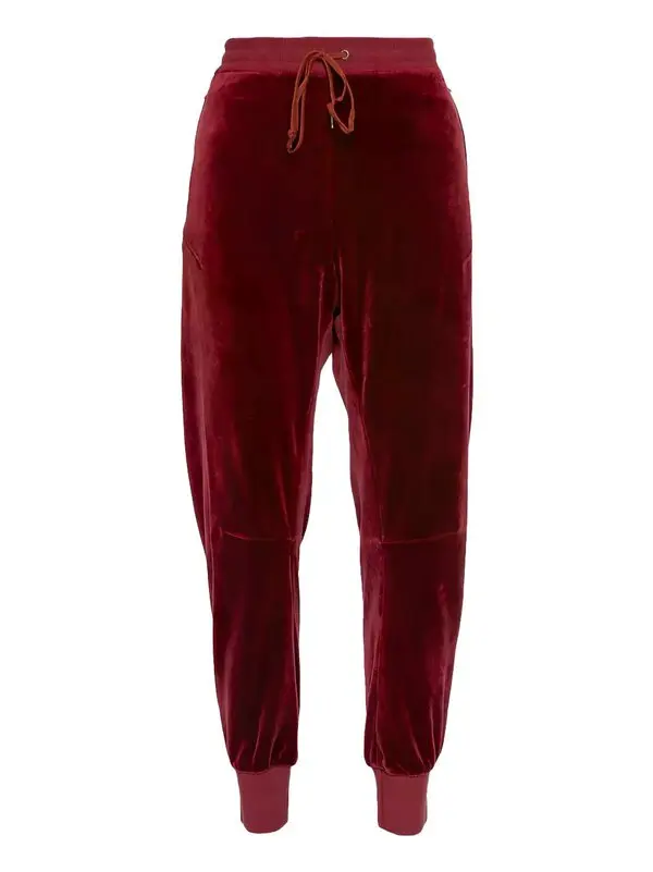 Chloé Velvet Trousers - Red