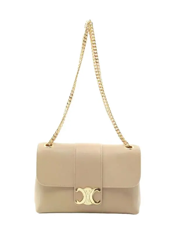 Celine 2020s Medium Victor Shoulder Bag - Neutrals