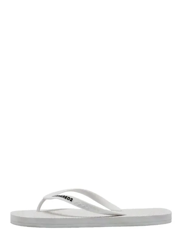 Dsquared2 Rubber Flip-flops - White