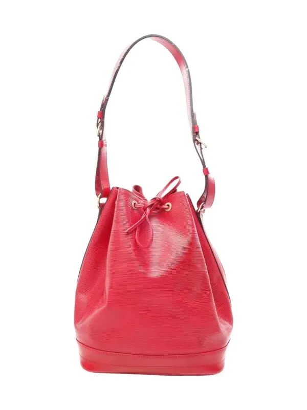 LOUIS VUITTON 1996 Noe Epi-leather Bucket Bag - Red
