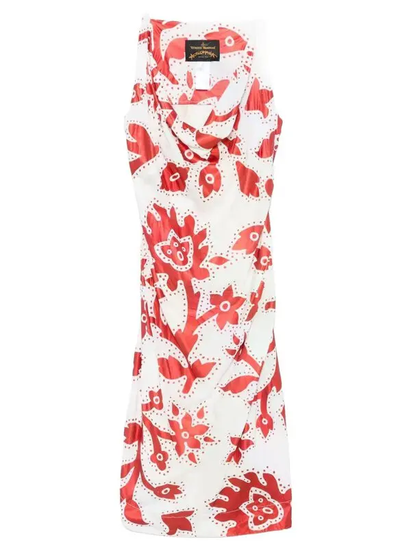 VIVIENNE WESTWOOD 2017 Floral-print Dress - Red