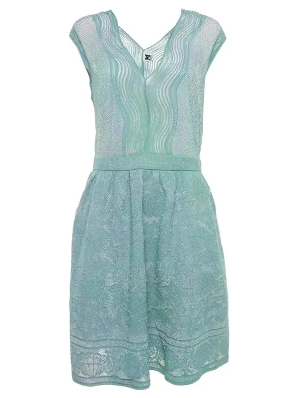 Missoni Patterned Jacquard Dress - Blue