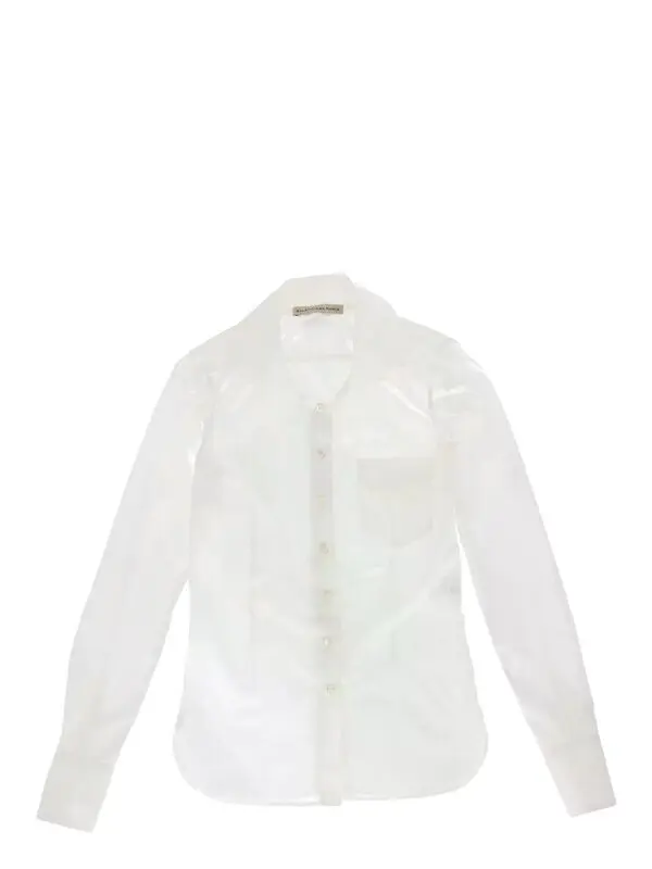 Balenciaga 2000s Sheer Shirt - White