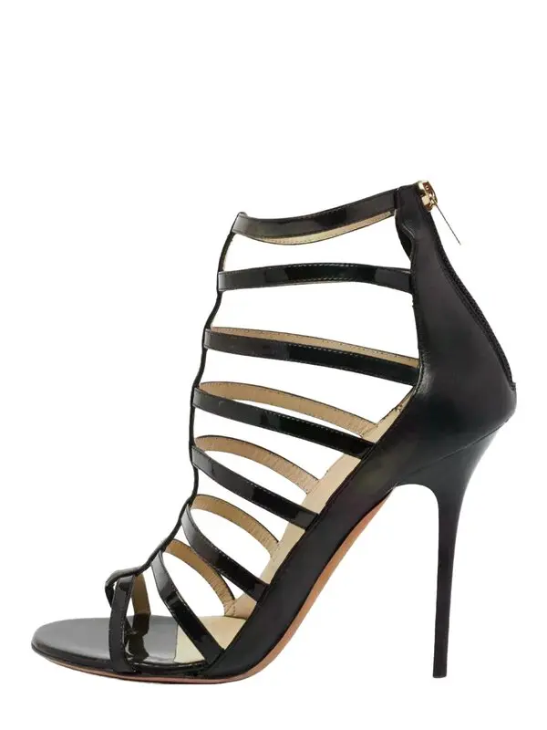 JIMMY CHOO 115mm Estoria Sandals - Black
