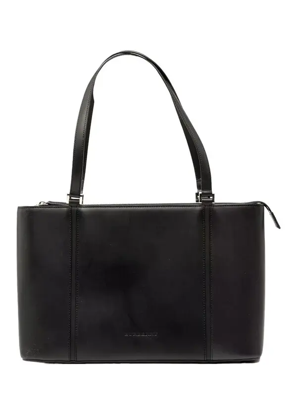 Burberry 2000-2017 Leather Tote Bag - Black