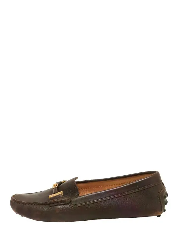 TOD'S Leather Loafers - Brown