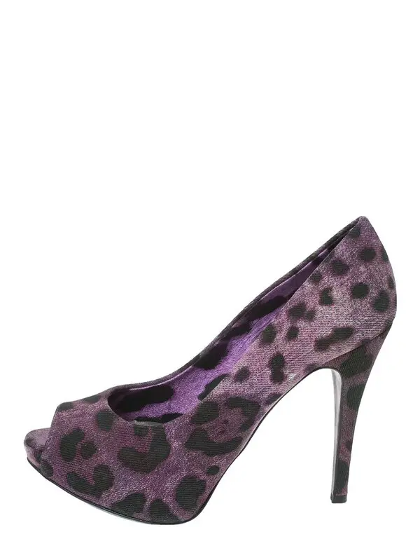 Dolce & Gabbana 115mm Leopard-print Platform Pumps - Purple