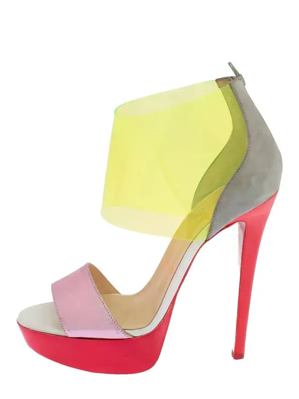 CHRISTIAN LOUBOUTIN Dufoura Heeled Sandals - Pink