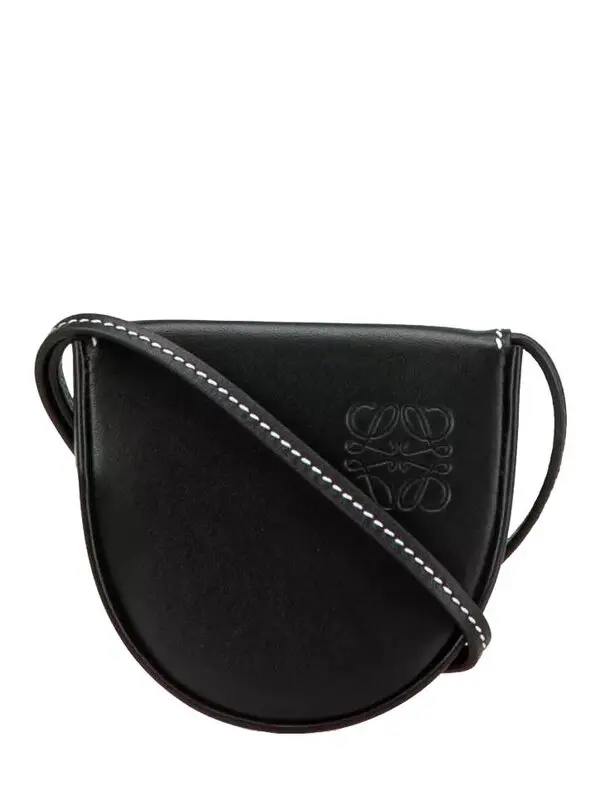 Loewe Mini Heel Pouch Crossbody Bag - Black