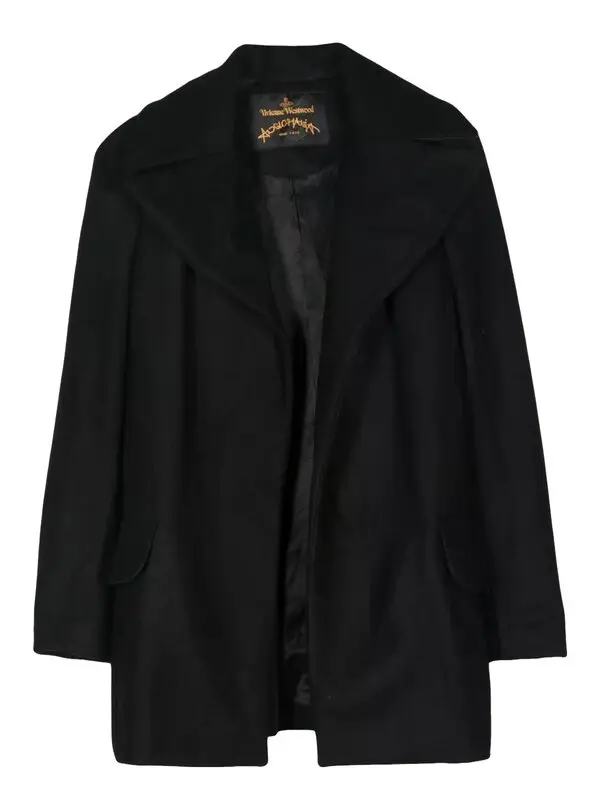 VIVIENNE WESTWOOD 2017-2018s Wool Coat - Black