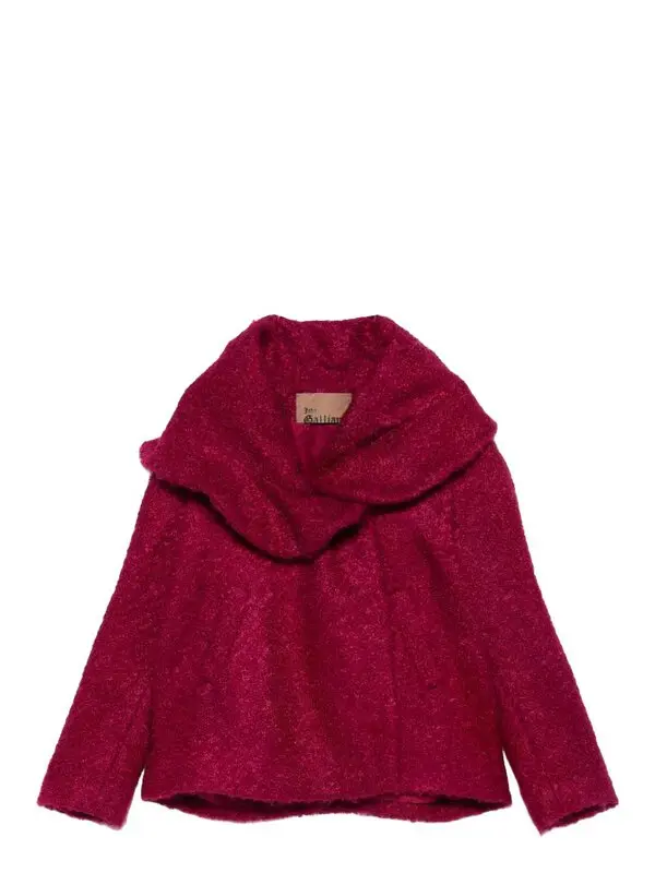 John Galliano 2000s Shearling Jacket - Pink