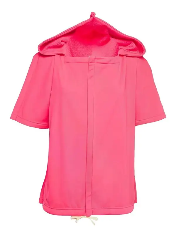 Comme Des Garçons Short-sleeved Hooded Jacket - Pink