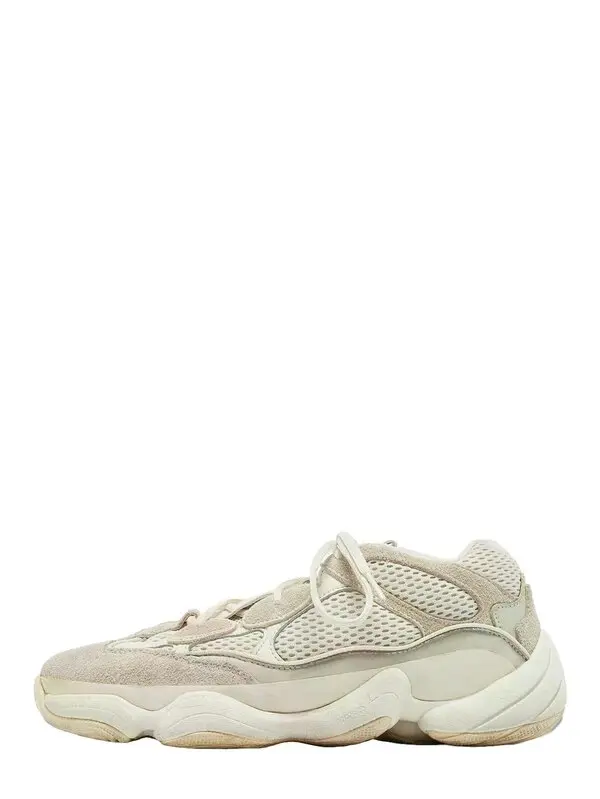 Yeezy 500 Mesh Suede Sneakers - White