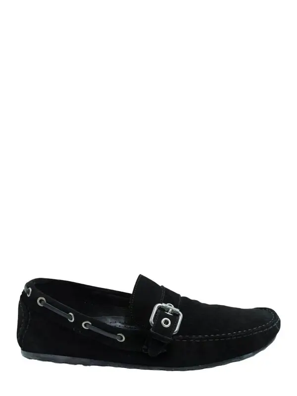 SERGIO ROSSI Buckle-detail Loafers - Black