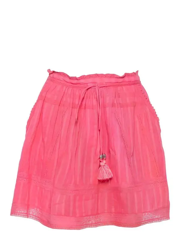 Zadig&Voltaire Joxini Drawstring Mini Skirt - Pink