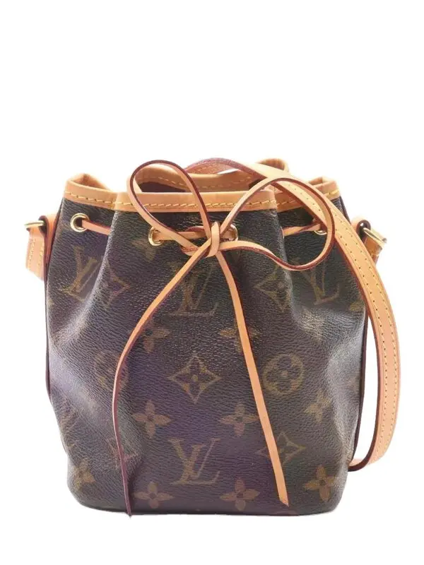 LOUIS VUITTON 2017 Nano Noe Bucket Bag - Brown