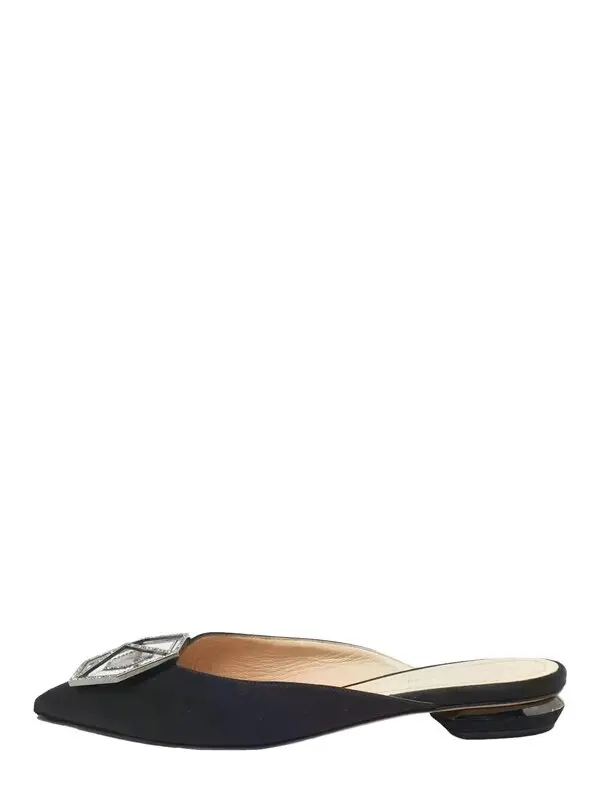 NICHOLAS KIRKWOOD Eden Geometric-embellishment Mules - Black