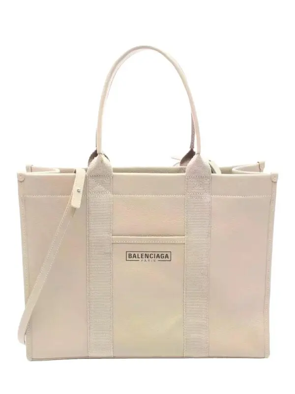 Balenciaga 2010s Leather Tote Bag - Neutrals