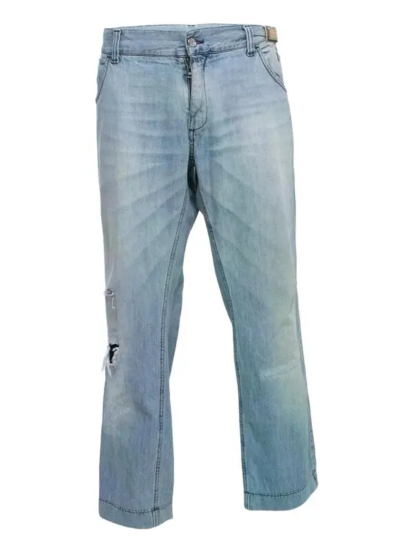 Dolce & Gabbana Distressed-effect Jeans - Blue