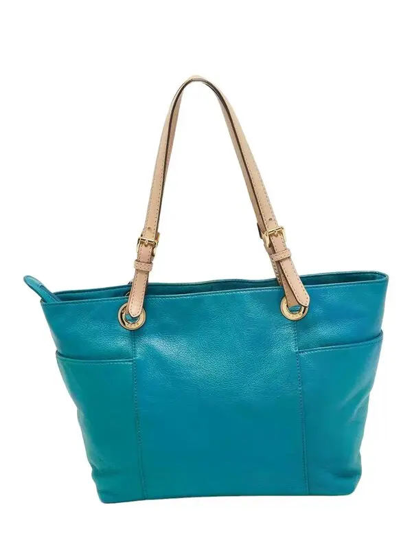 Michael Kors Leather Tote Bag - Blue
