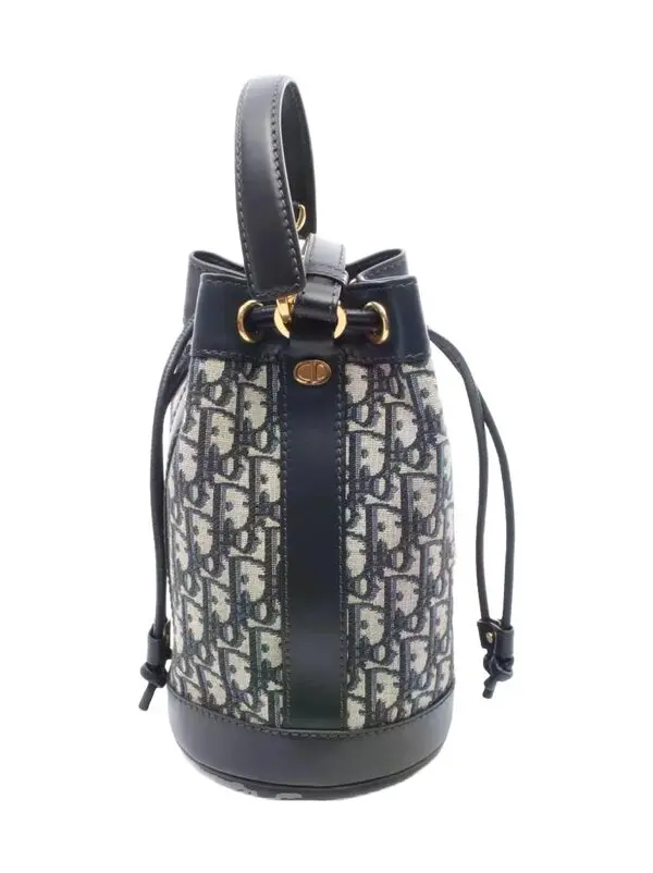 Dior Oblique Monogram Bucket Bag - Blue