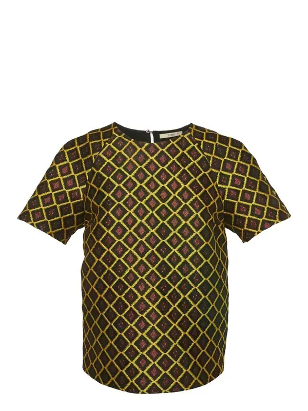 Etro Jacquard Top - Brown