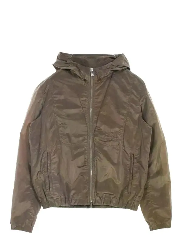Dior X Kenny Scharf 2000s Zip-up Hooded Jacket - Brown
