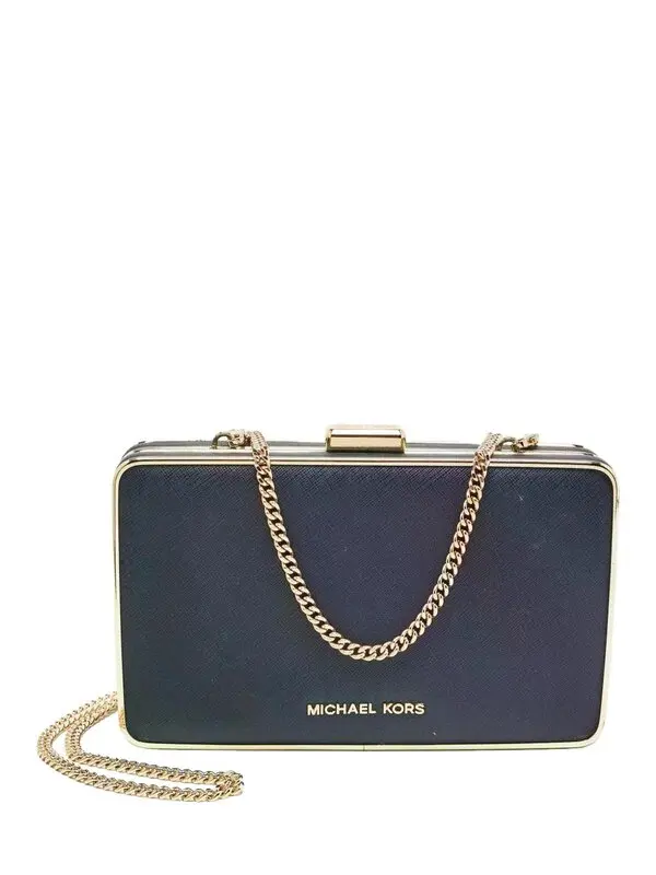 Michael Kors Elsie Box Chain Clutch - Blue