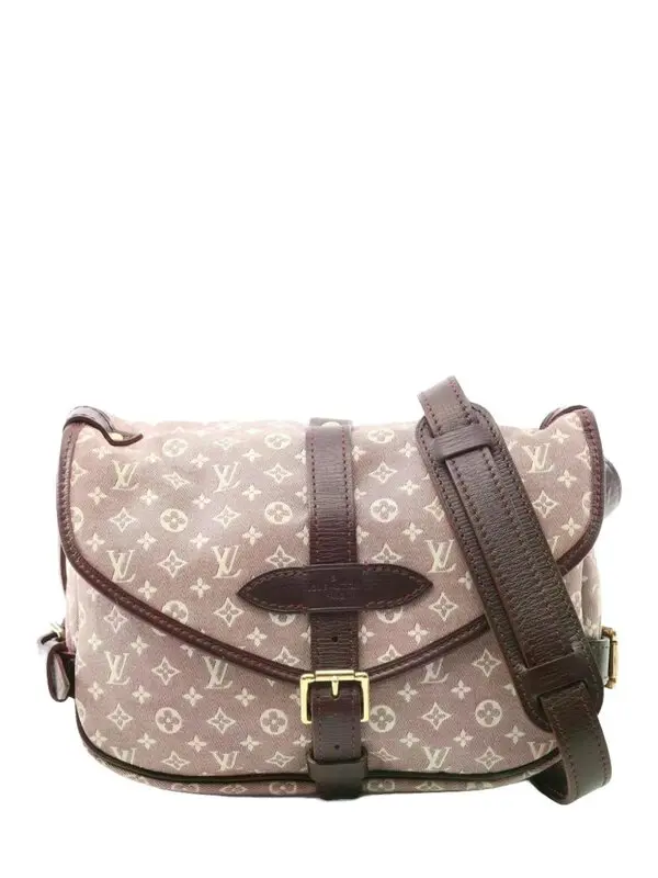 LOUIS VUITTON Saumur Pm Monogram Shoulder Bag - Red