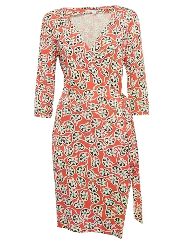 Diane Von Furstenberg Floral-print Wrap Dress - Pink