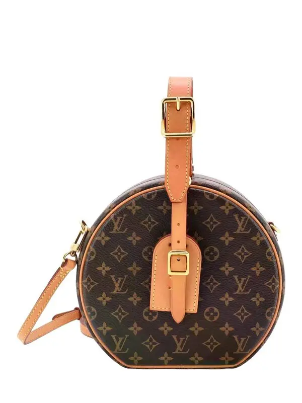 LOUIS VUITTON Petite Boite Chapeau Crossbody Bag Monogram Canvas - Brown